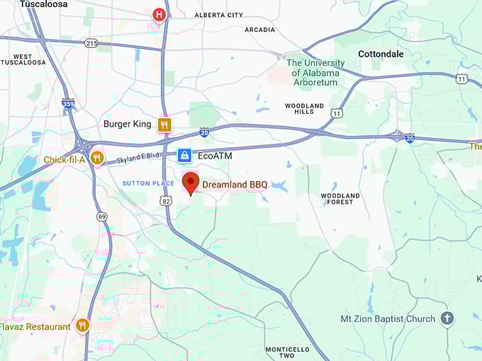 16. dreamland bbq map