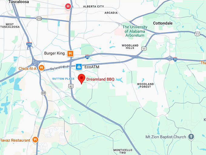 16. dreamland bbq map