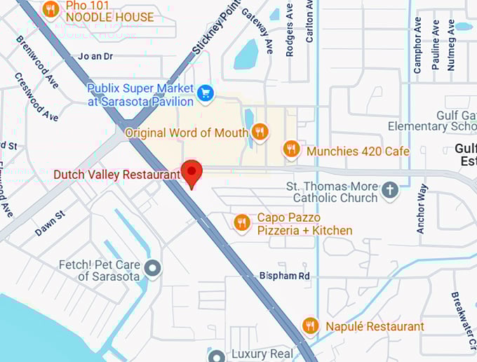 16. dutch valley restaurant map