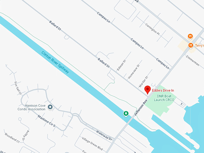 16. eddie's drive in map