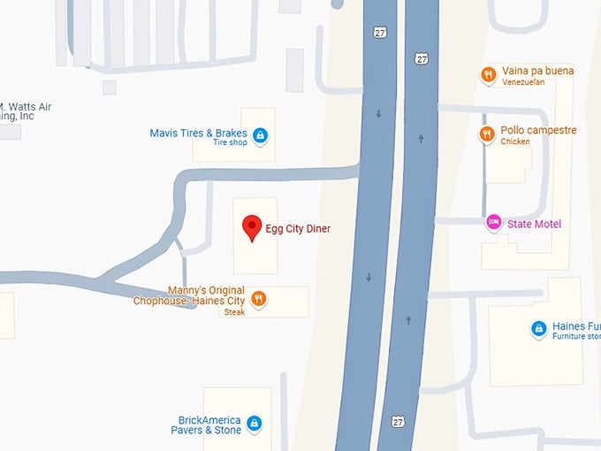 16. egg city diner map