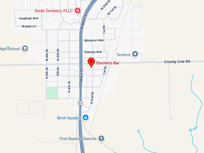 16. eischen's bar map