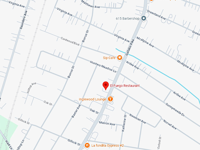 16. el fuego restaurant map