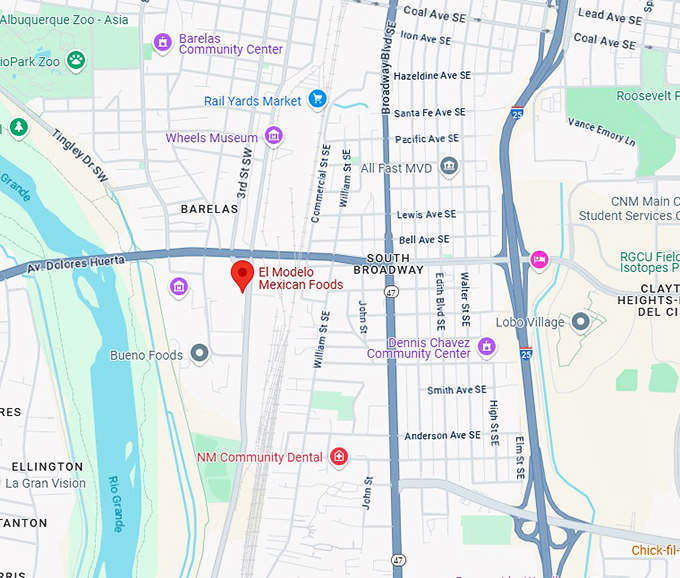 16. el modelo mexican foods map