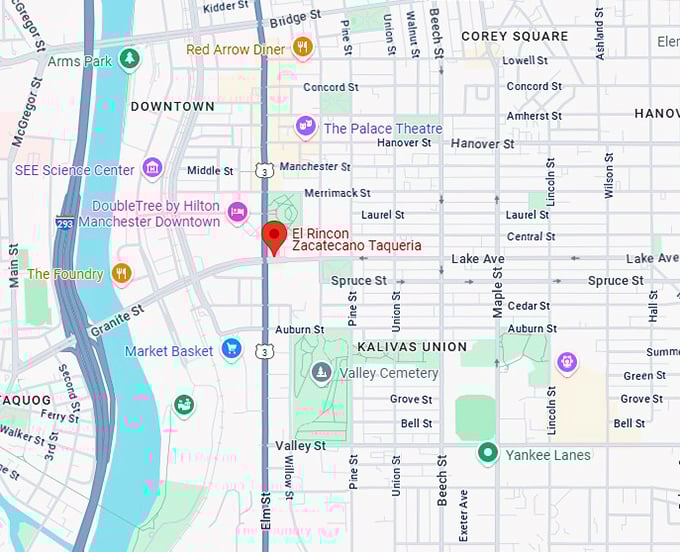 16. el rincon zacatecano taqueria map