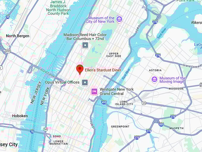 16. ellen's stardust diner map
