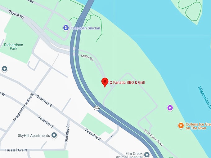 16. fanatic bbq & grill map