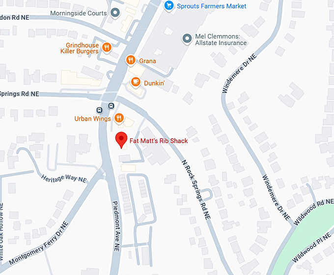 16. fat matt's rib shack map