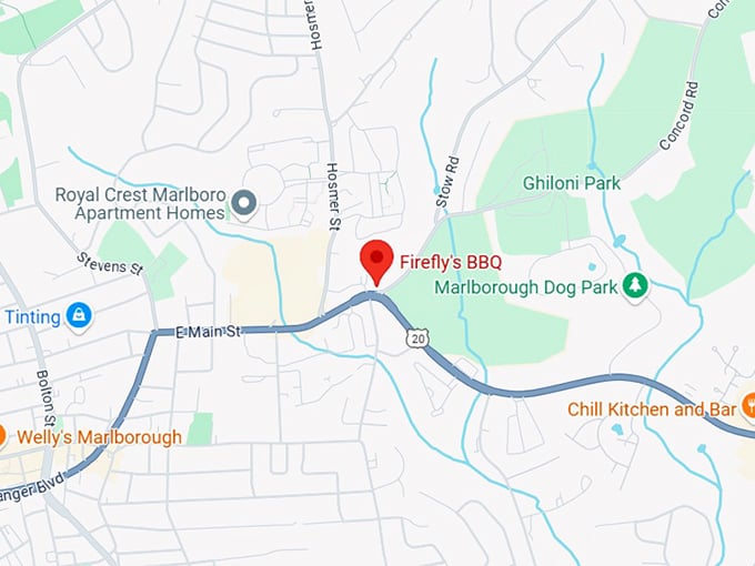 16. firefly's bbq map