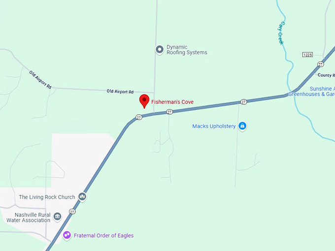 16. fisherman's cove map