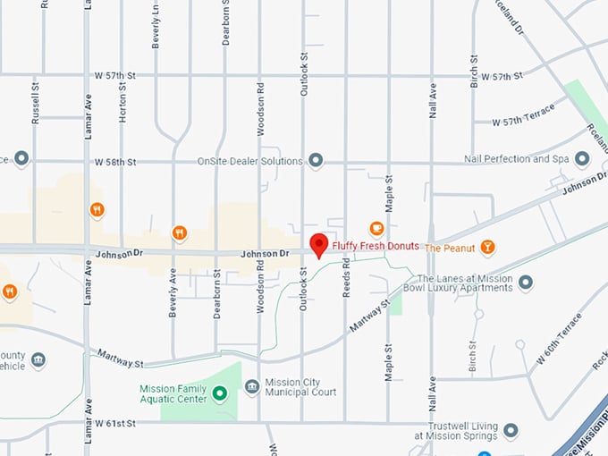 16. fluffy fresh donuts map