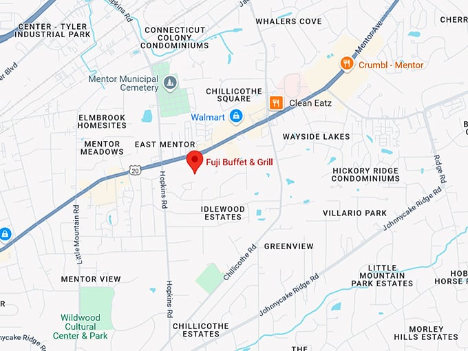 16. fuji buffet & grill map