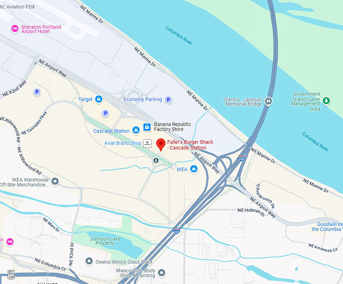 16. fuller's burger shack cascade station map