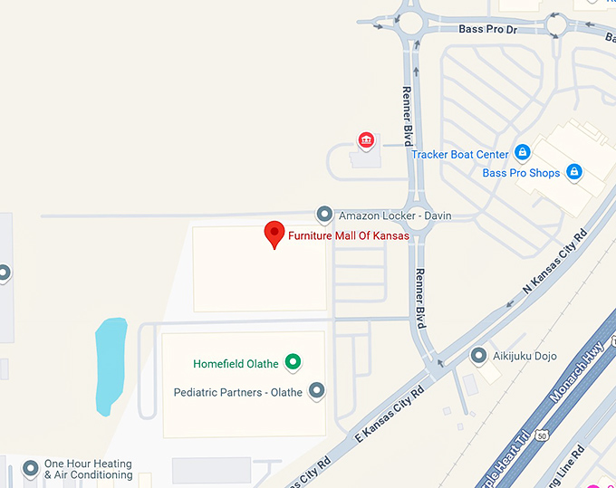 16. furniture mall of kansas map