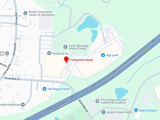 16. furnitureland south map