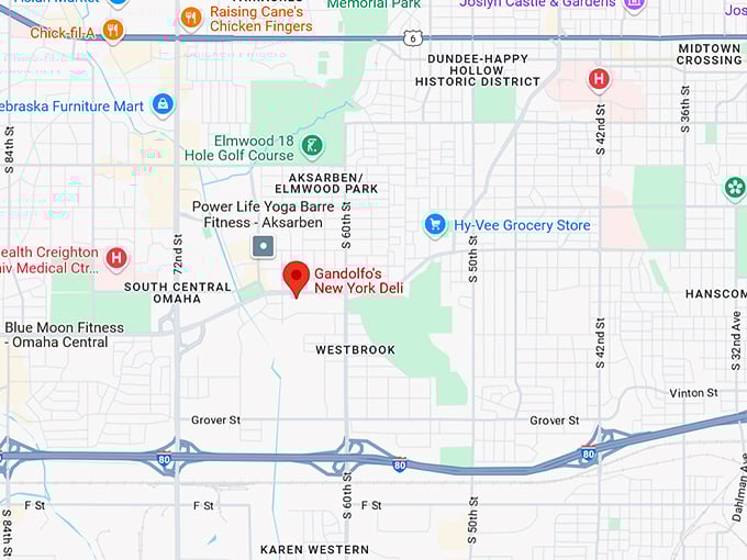 16. gandolfo's new york deli (6303 center st) map
