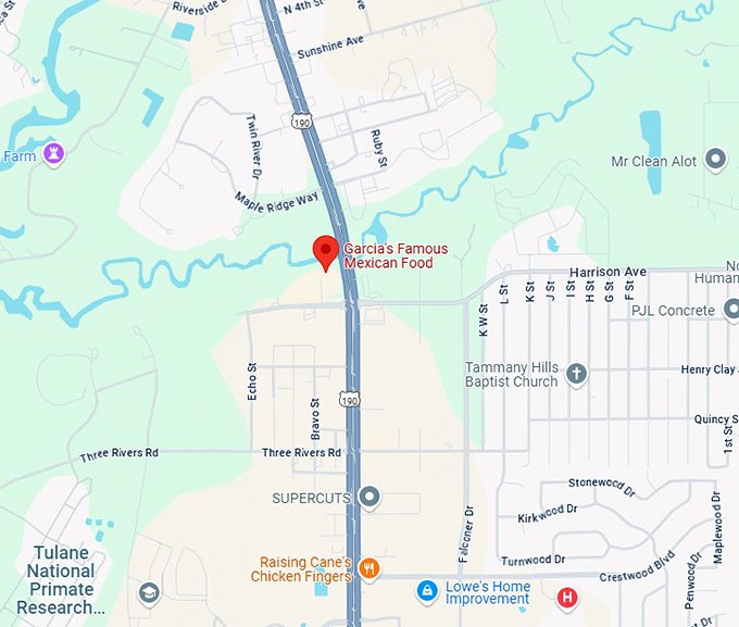 16. garcia's famous mexican food map