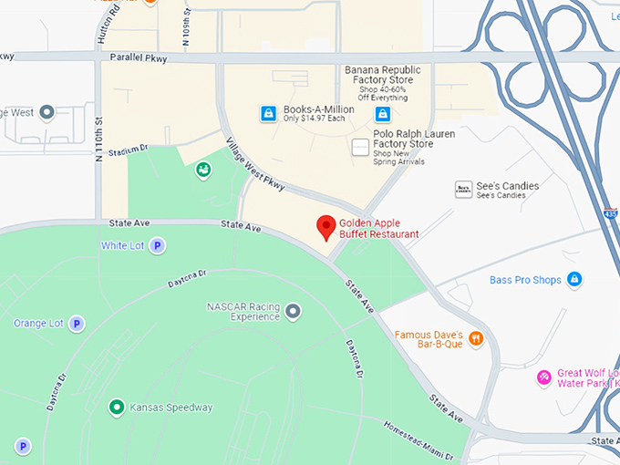 16. golden apple buffet restaurant map