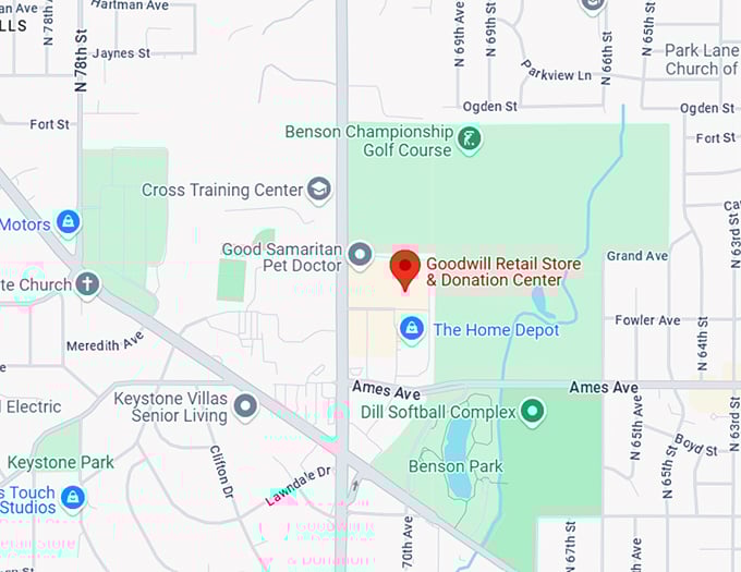 16. goodwill retail store & donation center (4805 n 72nd st) map