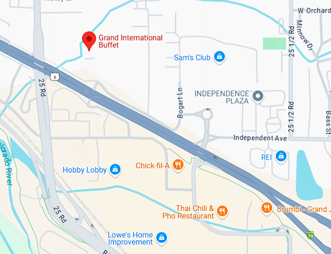 16. grand international buffet map