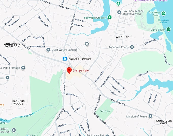 16. grump's cafe map