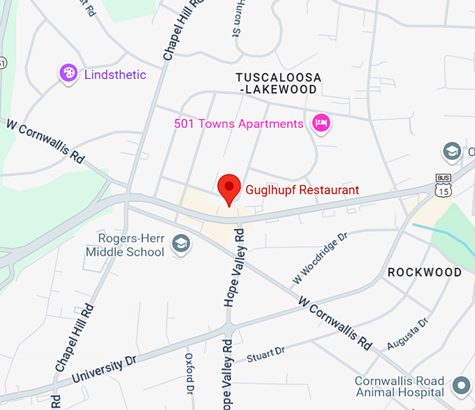 16. guglhupf restaurant map