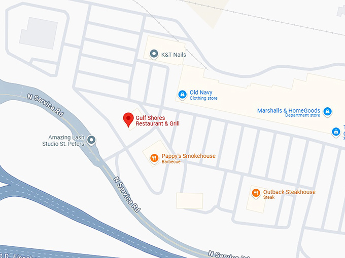16. gulf shores restaurant & grill map