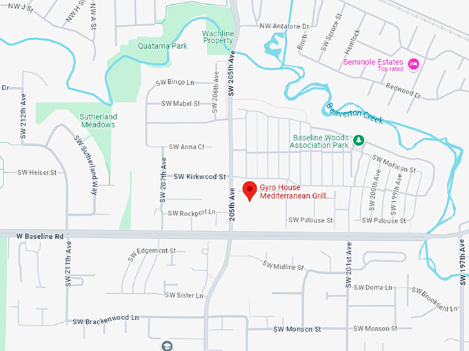 16. gyro house mediterranean grill beaverton map