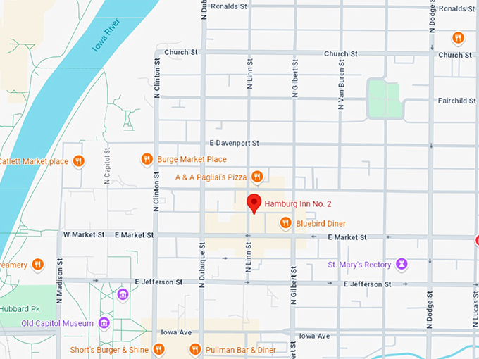 16. hamburg inn no. 2 map