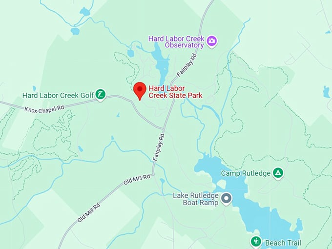 16. hard labor creek state park map