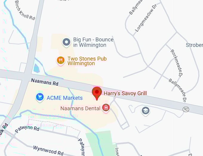 16. harry's savoy gril map