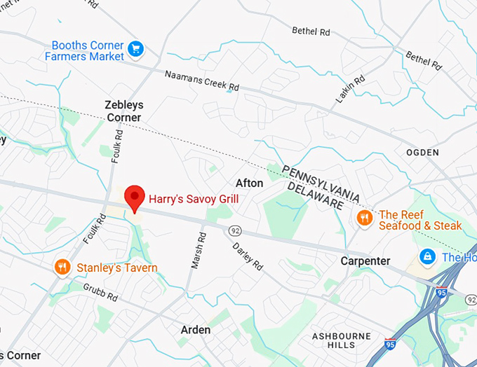 harry's savoy grill map