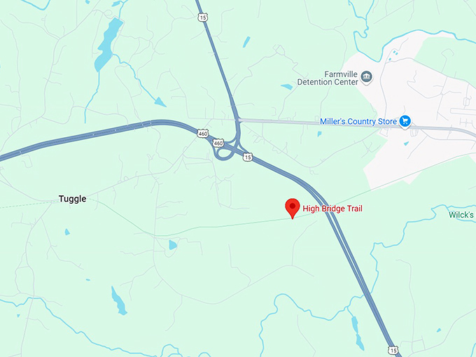 16. high bridge trail state park map