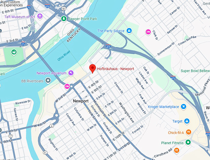 16. hofbr&auml;uhaus newport map