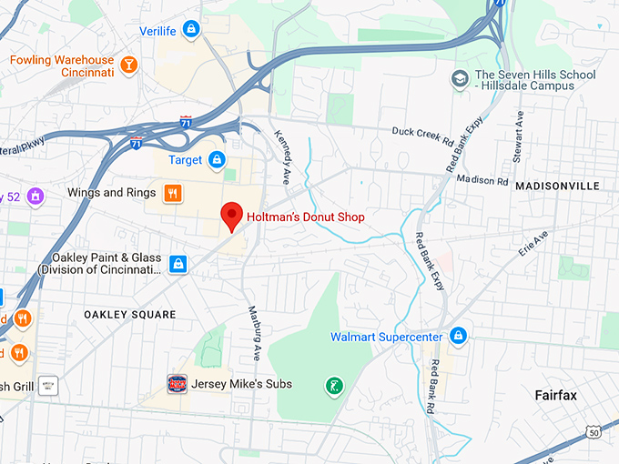 16. holtman&rsquo;s donut shop map