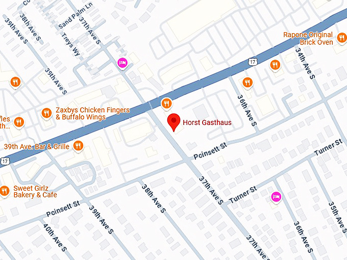 16. horst gasthaus map