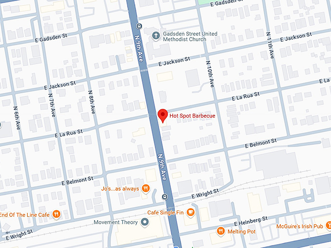 16. hot spot barbecue map