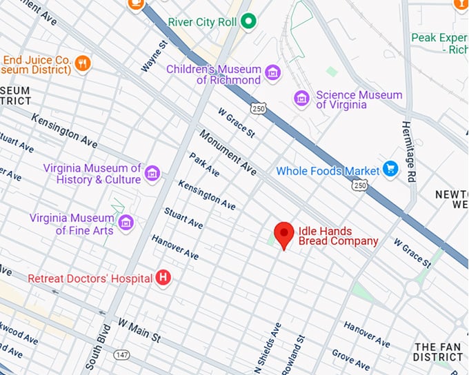 16. idle hands bread company map