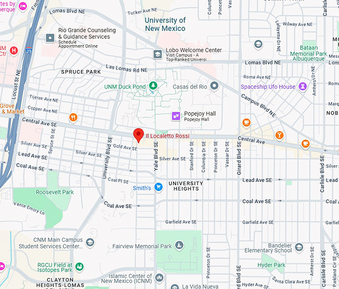 16. il localetto rossi map
