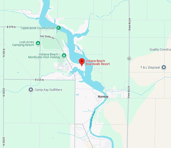 16. indiana beach boardwalk resort map
