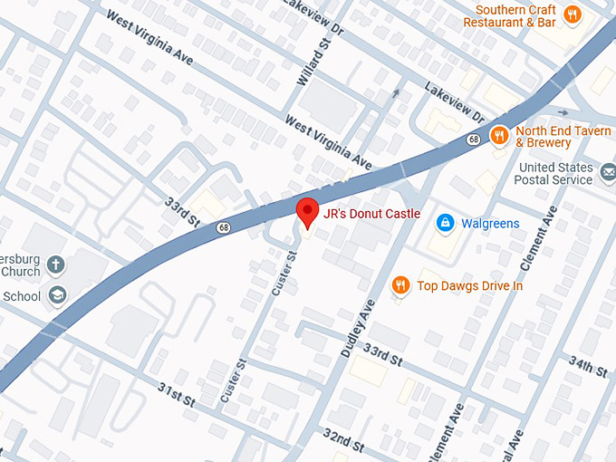 16. jr's donut castle map