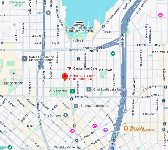 16. jack's bbq south lake union (slu) map