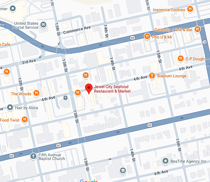 16. jewel city seafood restaurant & market map