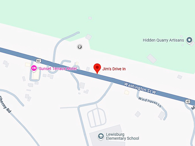 16. jim's drive in map