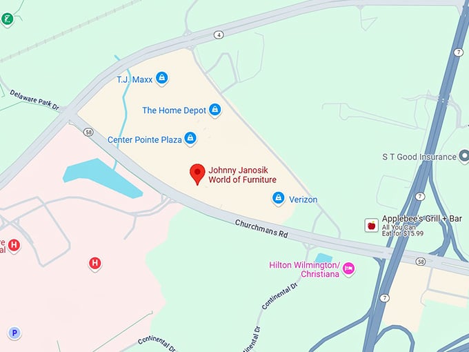 16. johnny janosik world of furniture map