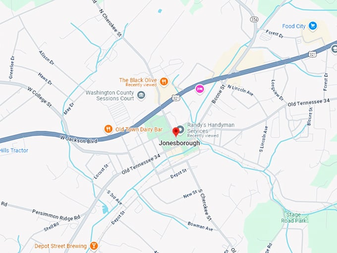 16. jonesborough map