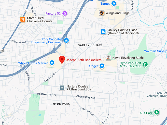 16. joseph beth booksellers map