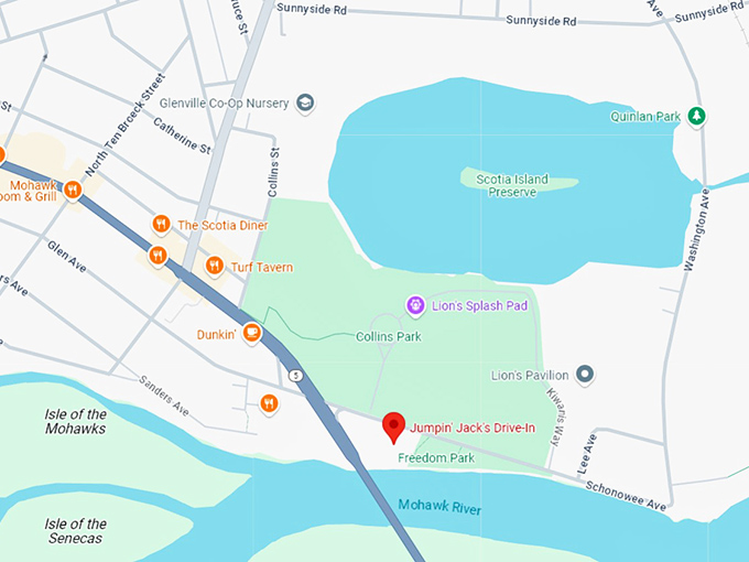 16. jumpin' jack's drive in map