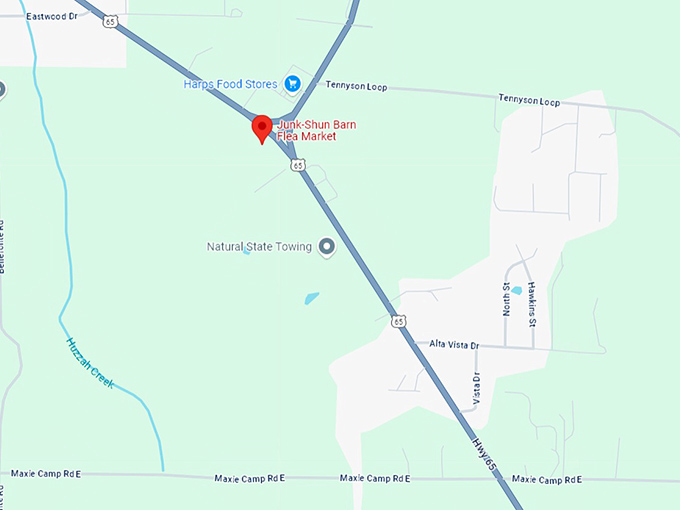 16. junk shun barn flea market map