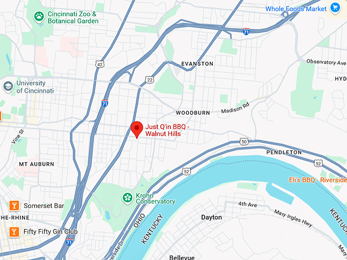 16. just q'in bbq walnut hills map